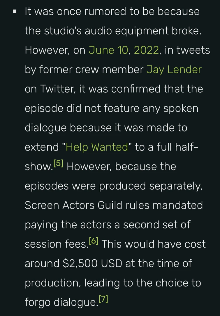 Can someone tell me why the Season 1 episode Reef Blower has no lines? | Fandom