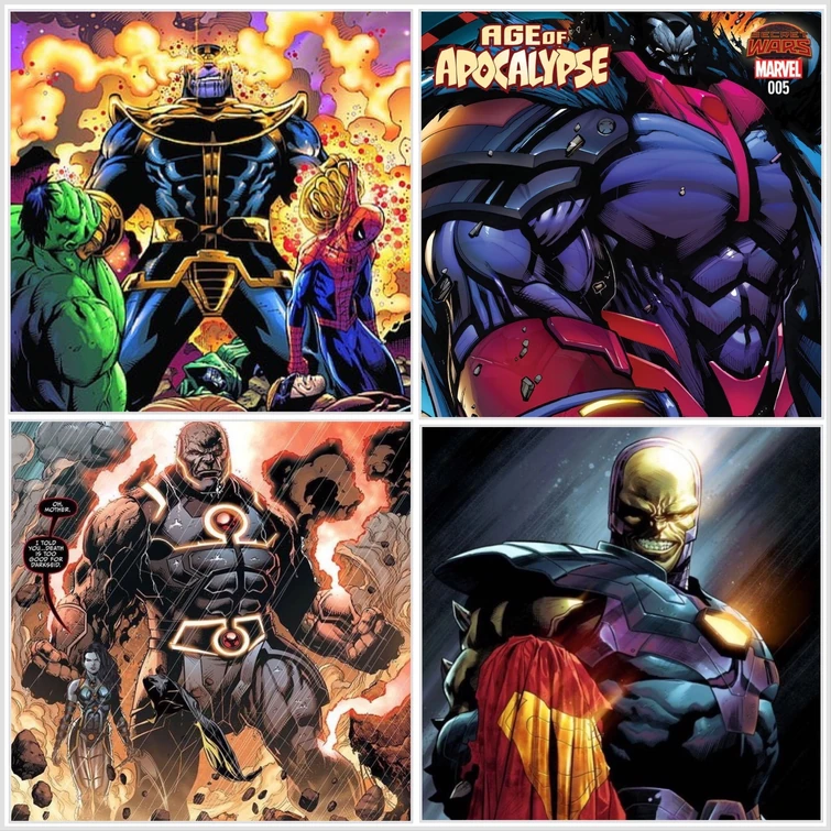 Thanos & apocalypse vs darkseid & mongul | Fandom