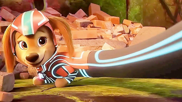 PAW Patrol The Mighty Movie Mighty Pups Destroy Vee & Her Equipment ...