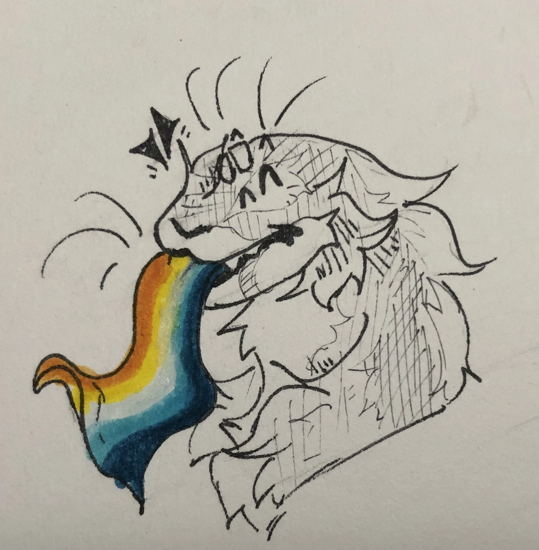 Silly little oc doodle | Fandom