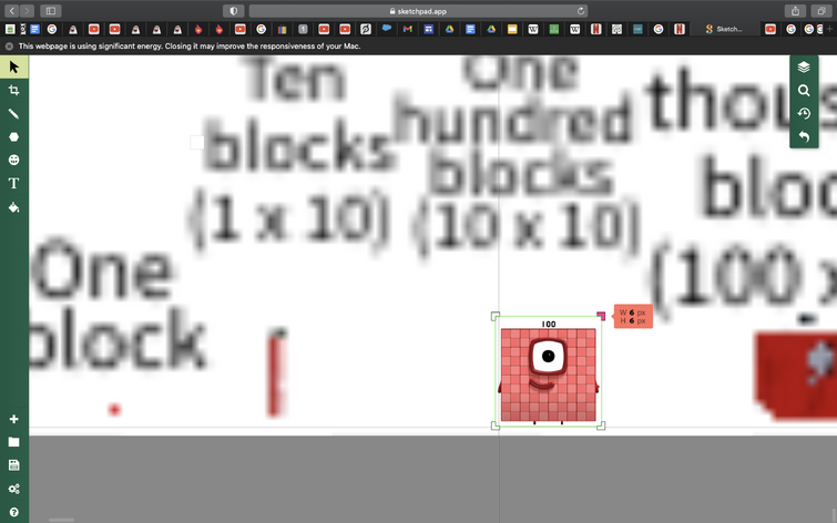 Size Comparison thingy (the bigger the block, the higher quality) Part ...