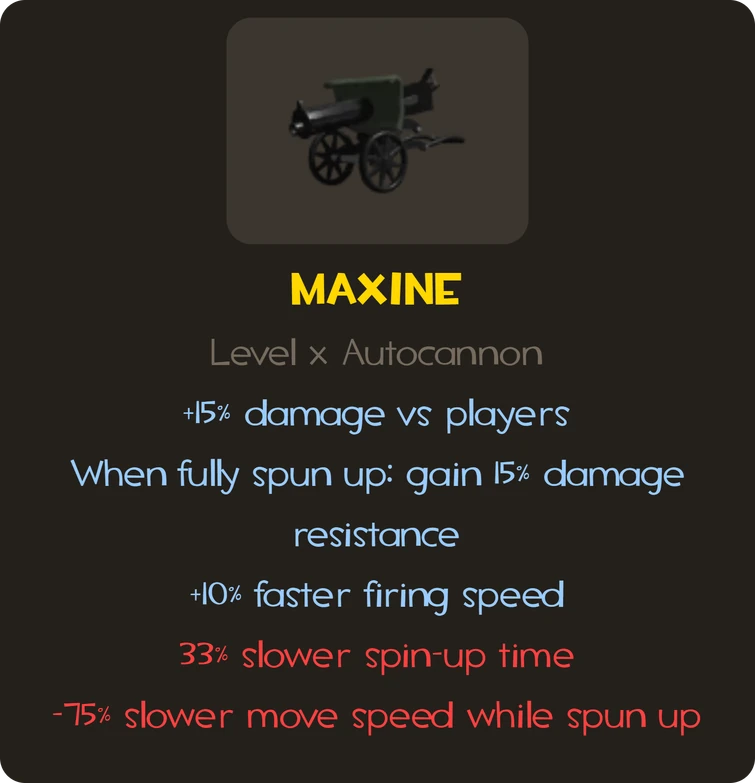 Weapon Rework: Biker's Blitz & Maxine | Fandom