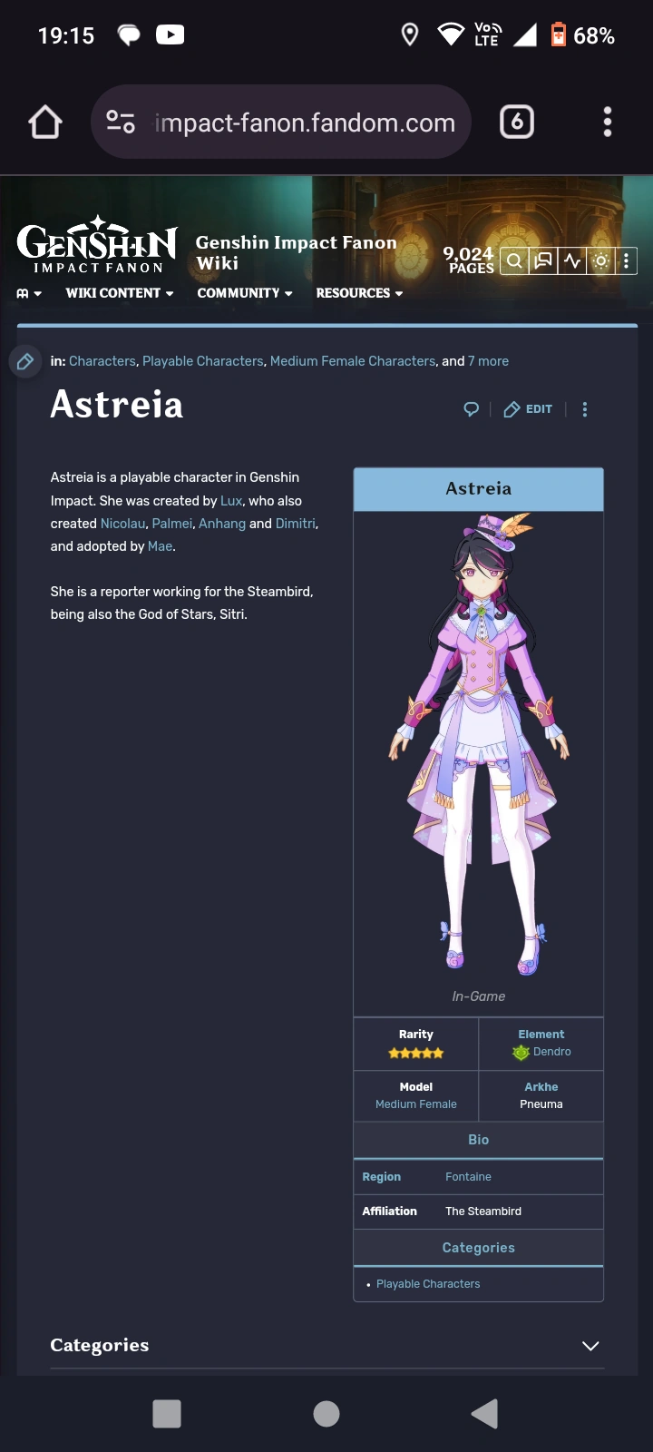 Astreia is here ^^ | Fandom