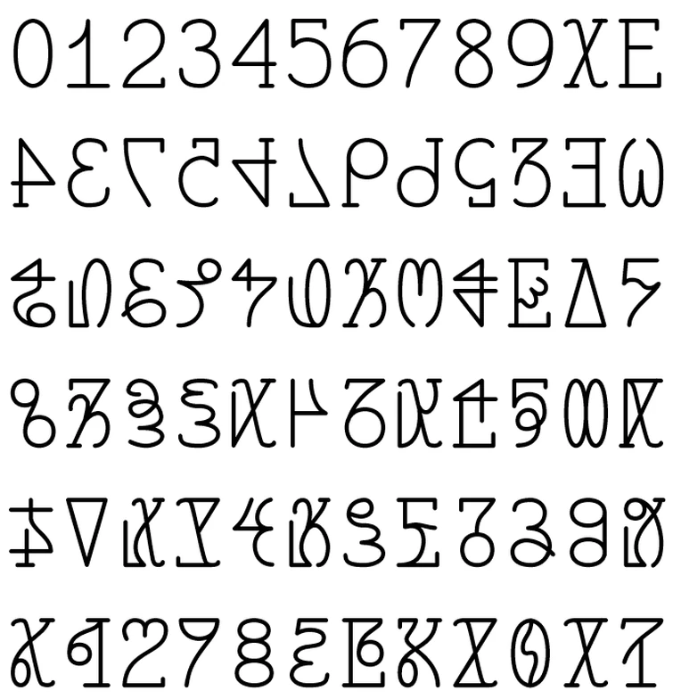 Sneak Peek of the "DBB2 Numerals" font | Fandom