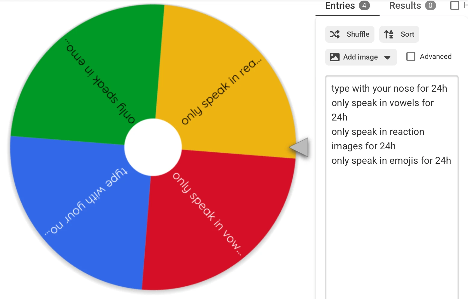 reply and i give you a curse with the random wheel | Fandom
