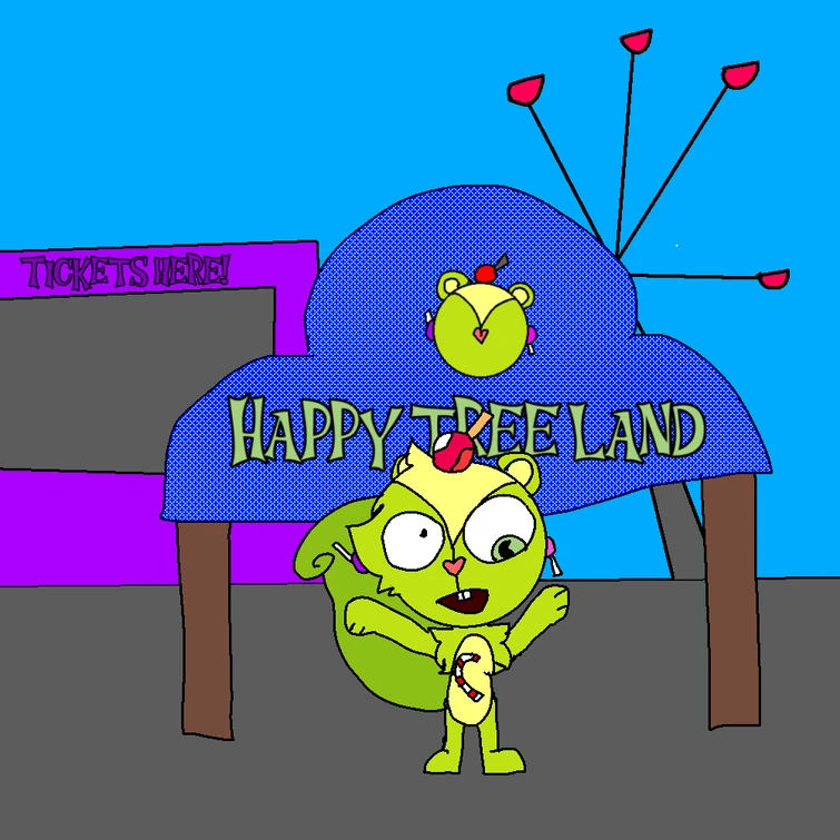 Happy tree friends X dandy’s world AU | Fandom