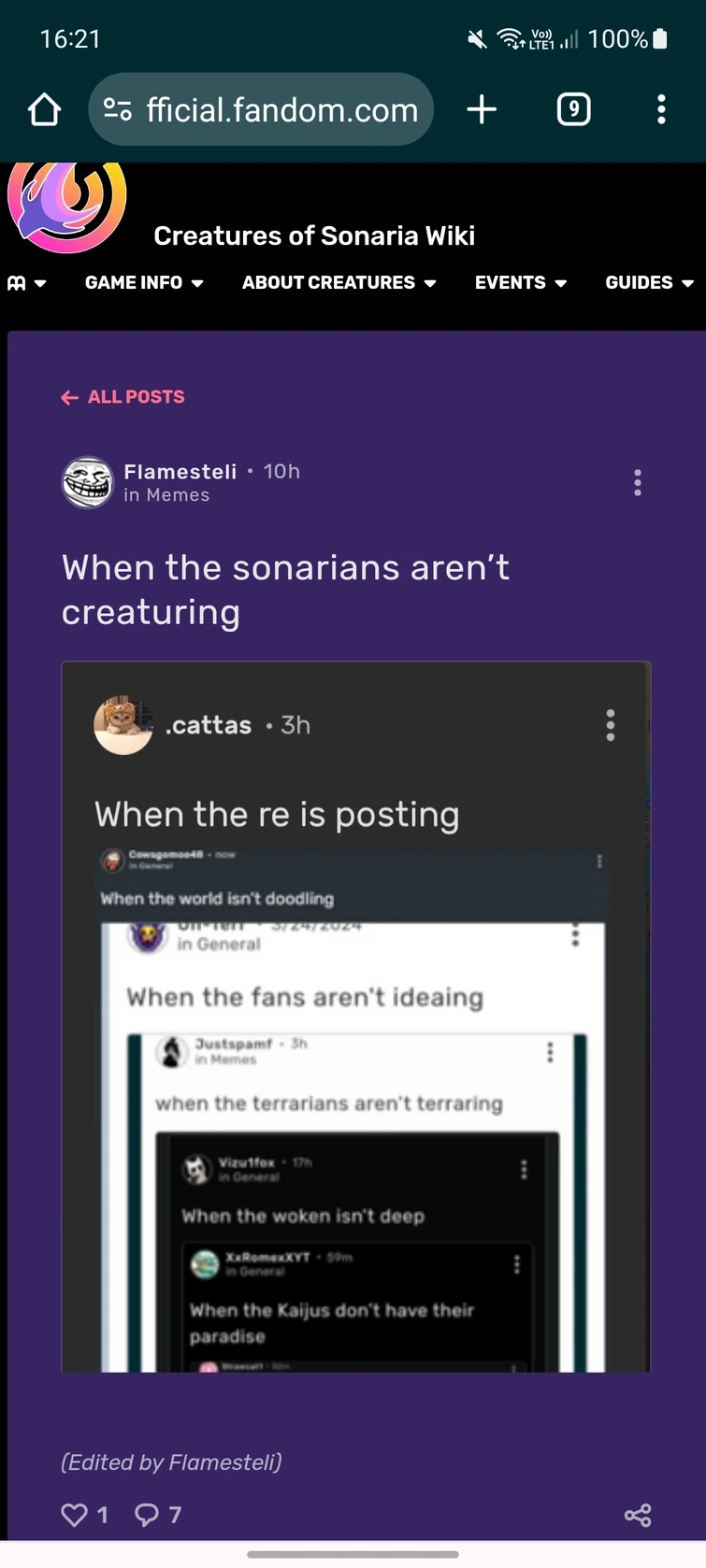When the sonarians aren’t creaturing | Fandom