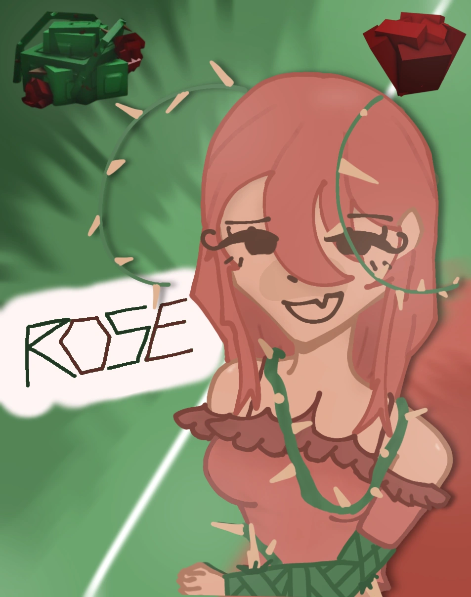 redesigned humanized rose | Fandom