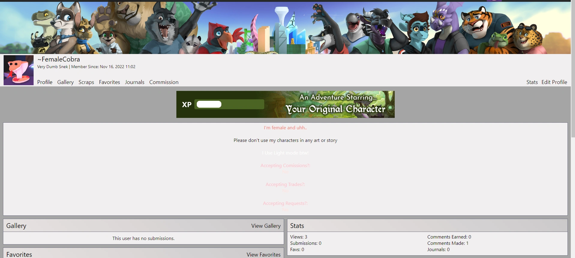 I made a new Furaffinity account | Fandom