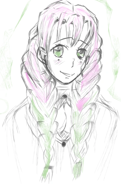 quick mitsuri drawing | Fandom