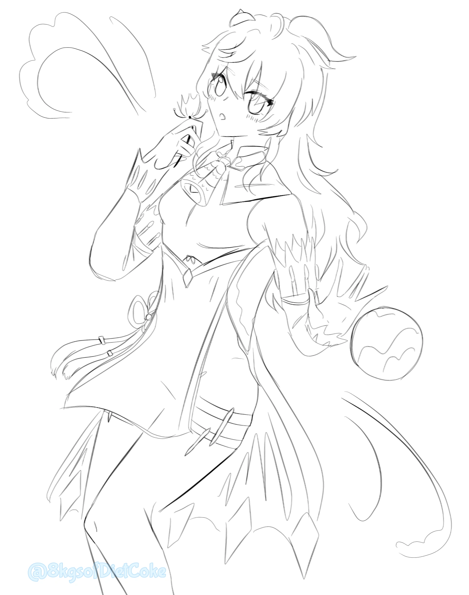 so someone asked me draw ganyu | Fandom