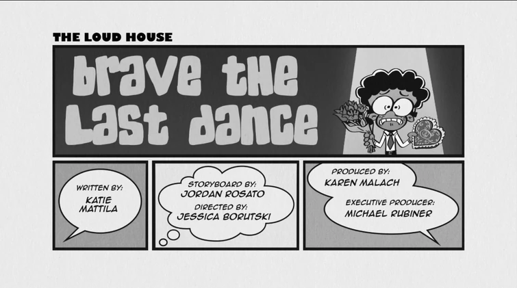 Brave the last dance title card in black and white style | Fandom