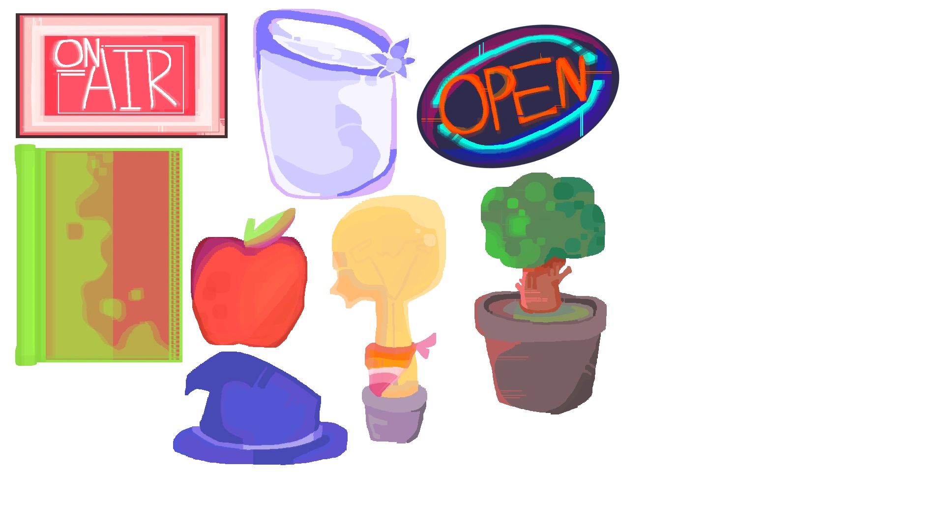 oc drawings from the other post i made ,, sorry for obliterating them ...