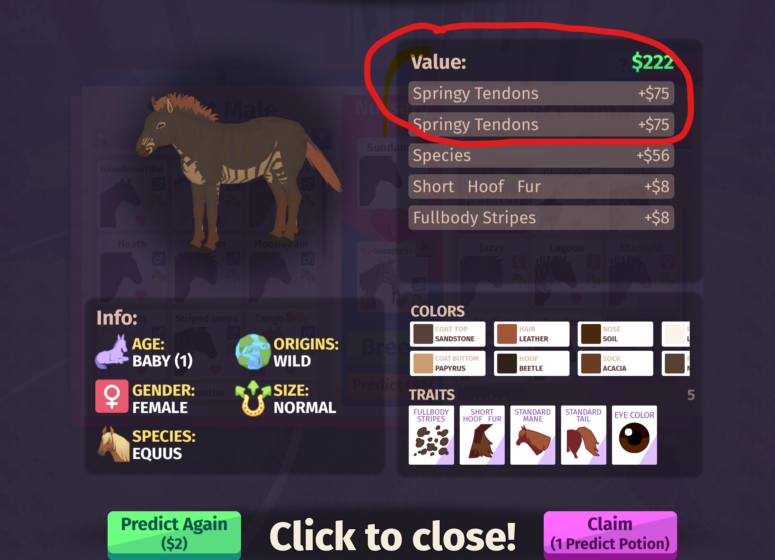 Hold up a moment. I never knew you could get two springy mutations on ...