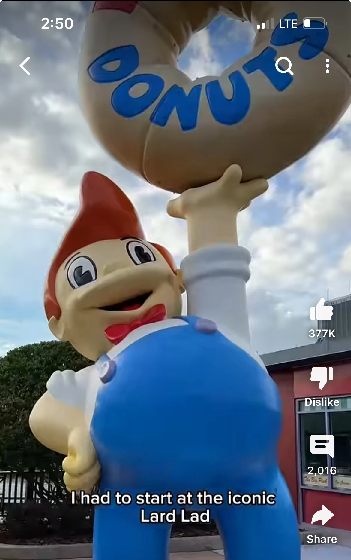 Lard lad in universal studios. | Fandom