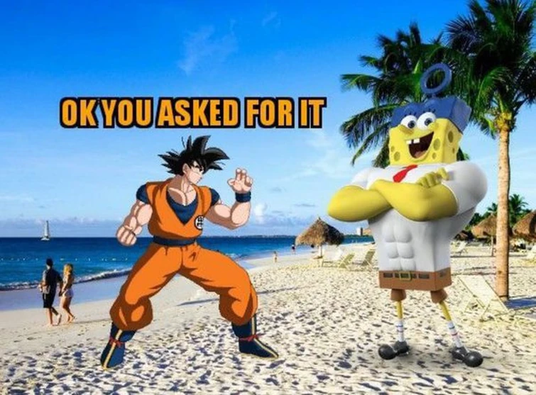 goku vs spongebob | Fandom