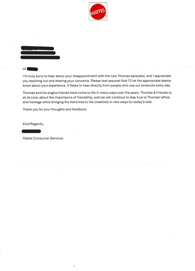 My Letter to Mattel | Fandom