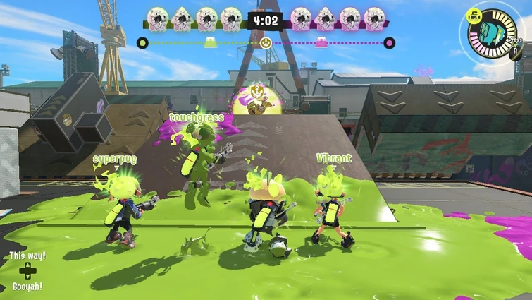 some cool screenshots i took while raiding streamers’ splatoon 3 ...