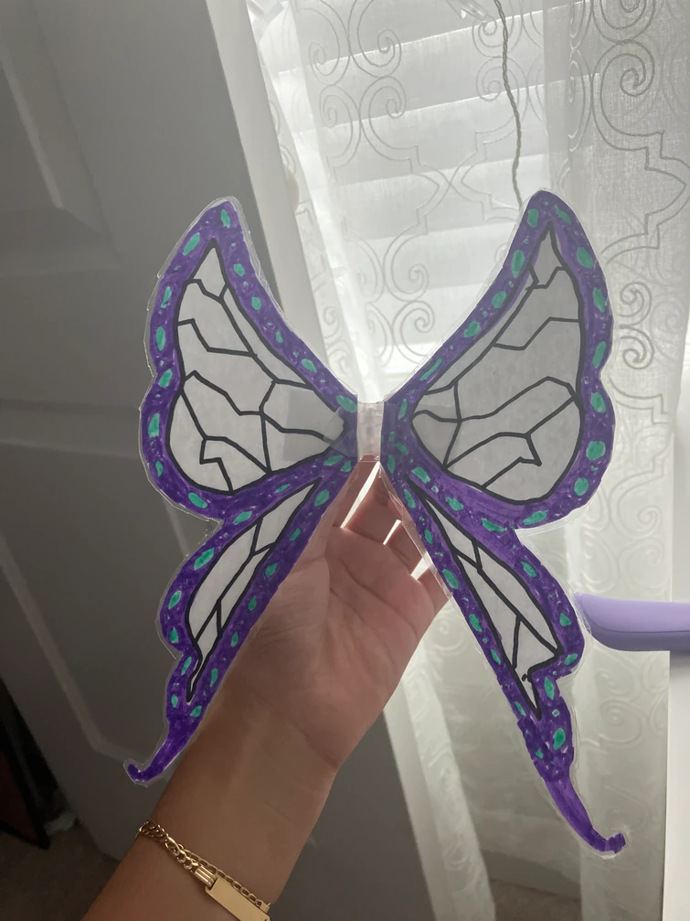 I made Shinobu’s butterfly clip | Fandom