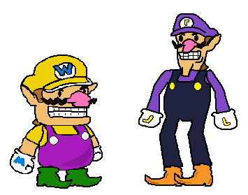Paper Wario and Paper Waluigi | Fandom