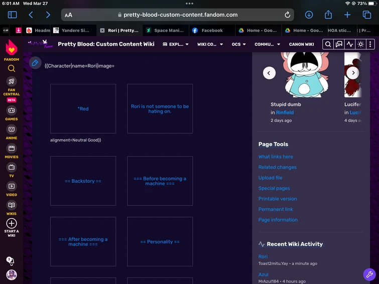 Discuss Everything About Pretty Blood: Custom Content Wiki | Fandom