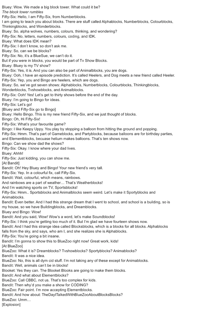 Bluey meets Numberblocks | Fandom