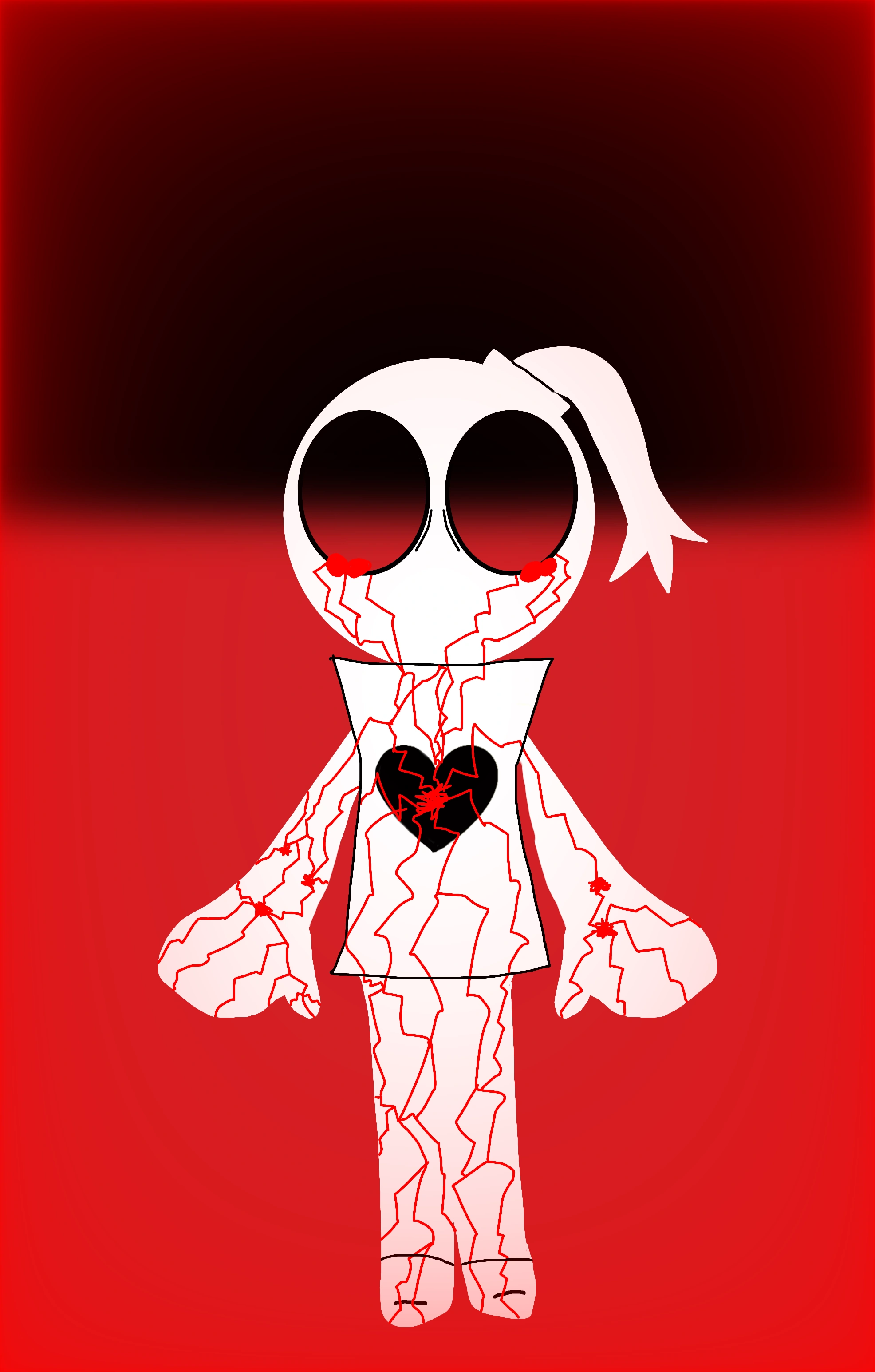 Ichor spreads and causes a change. (OC Art)//TW! Veins and something ...