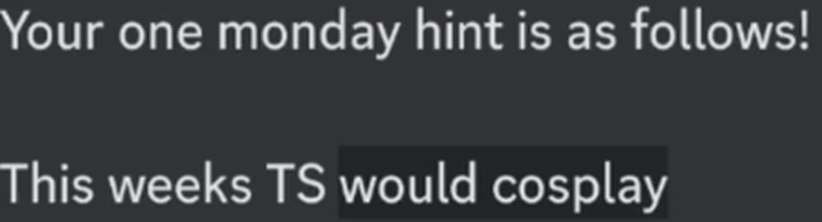 This Week's TS Hint! | Fandom