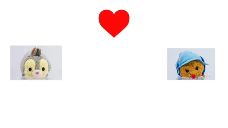 A cute tsum tsum couple. | Fandom