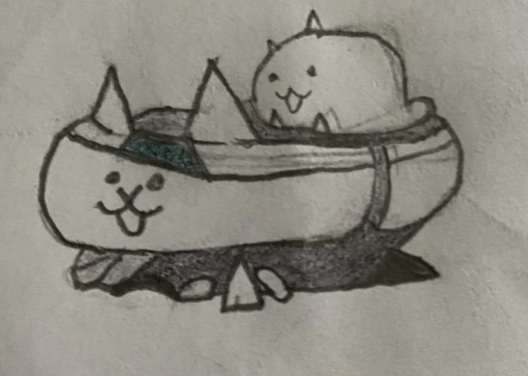 Drew zamboney cat! (Probably will draw another today) | Fandom