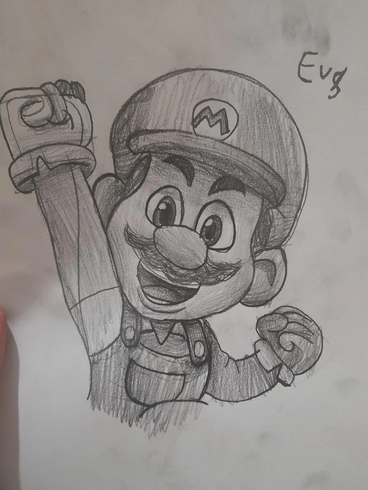 My sketch of Mario | Fandom