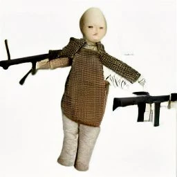 machine gun poem doll by craiyon | Fandom