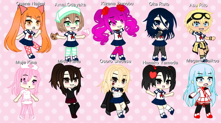 I made the 202X Rivals from Yandere Simulator in Gacha Club | Fandom
