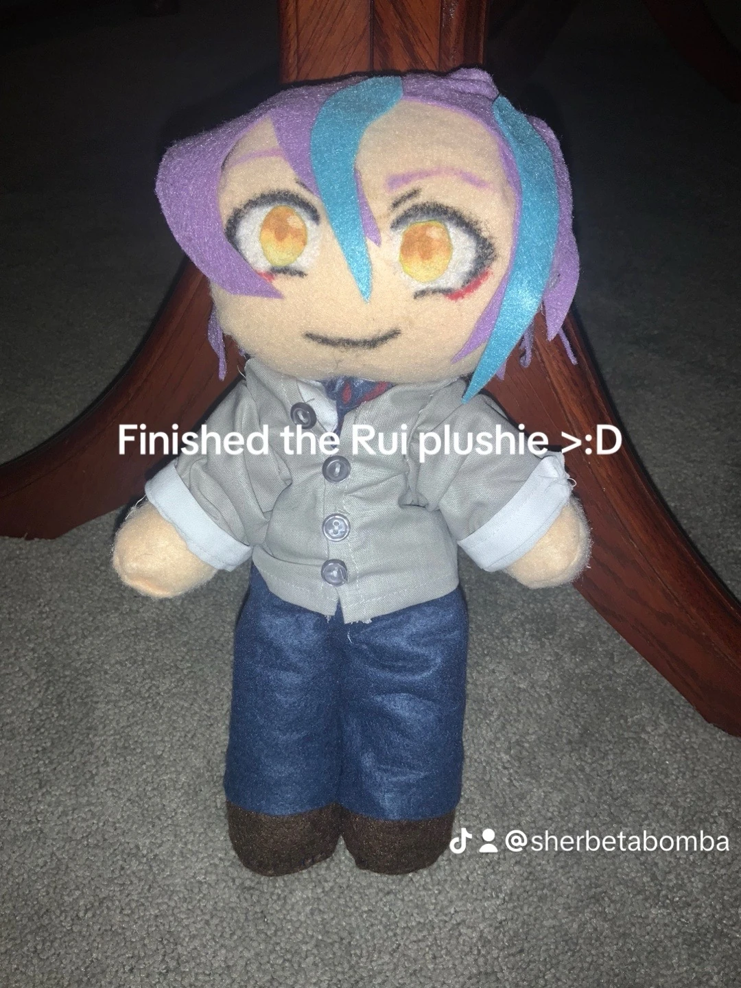Finished my Rui plushie :D | Fandom