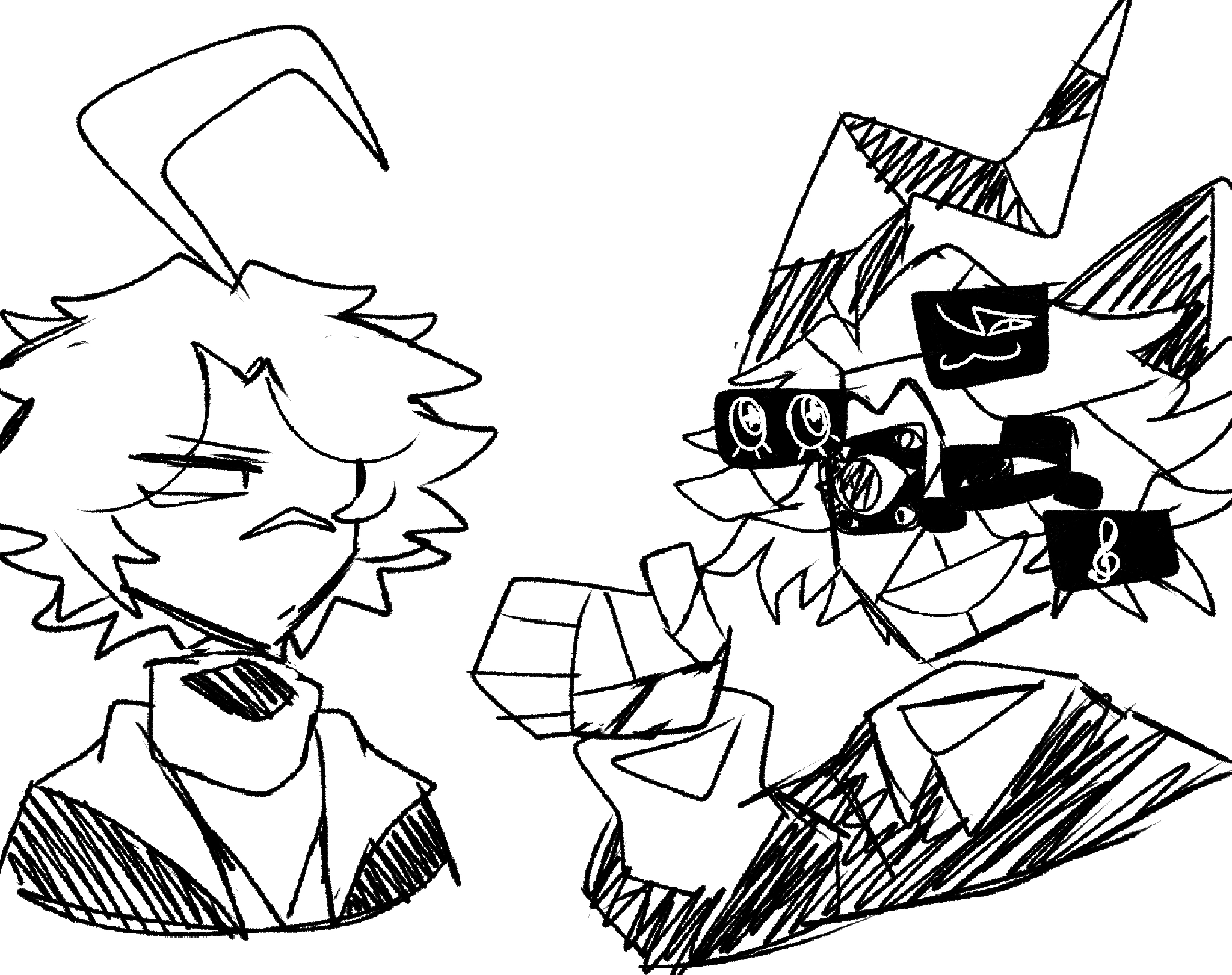 Just a little doodle of my ocs | Fandom