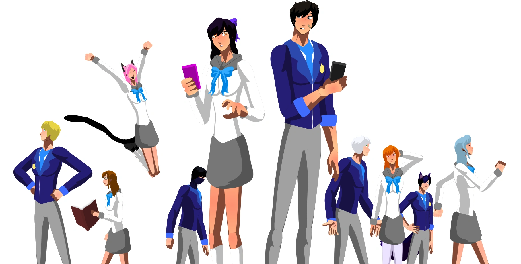 "MyStreet: Phoenix Drop High" Character Designs | Fandom