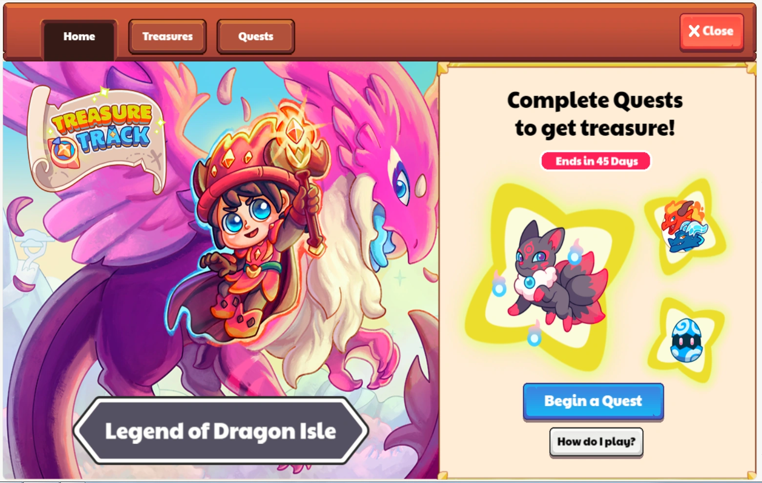 Legend of Dragon Isle Treasure Track | Fandom