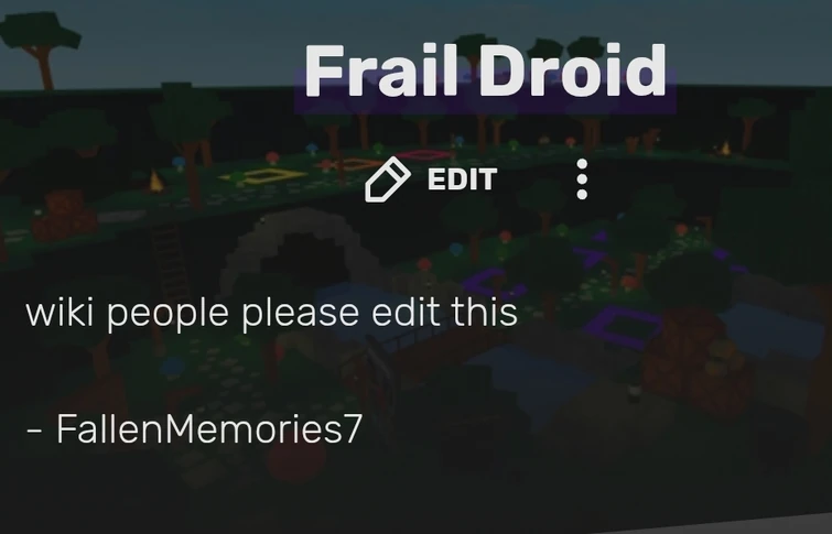 Discuss Everything About (Unofficial) Randomly Generated Droids Wiki ...