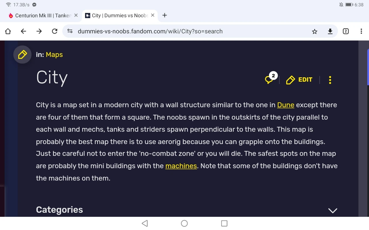 The city page should have more info | Fandom