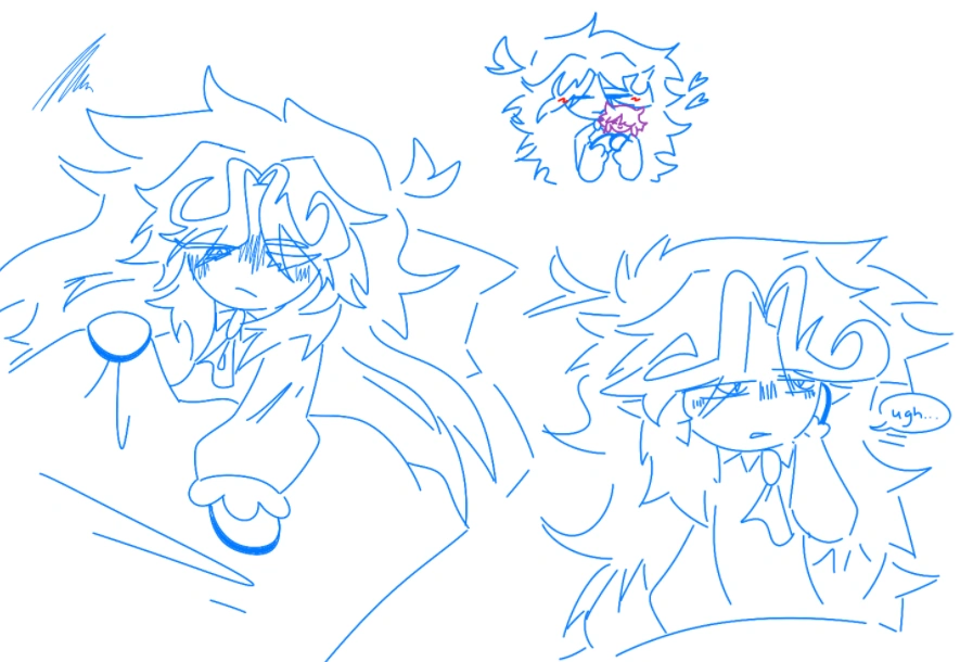 sigh doodles + hebi angst | Fandom