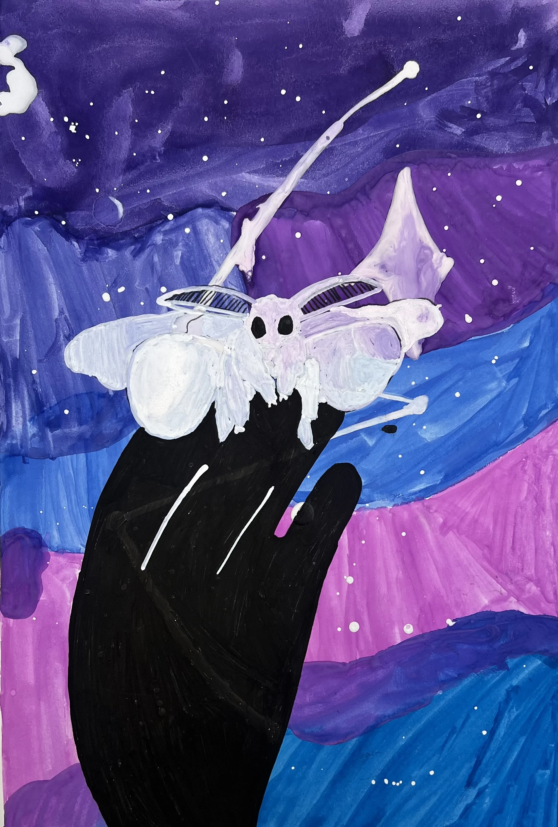 "I hope nothing evil happens" the conspicuous space moth: | Fandom