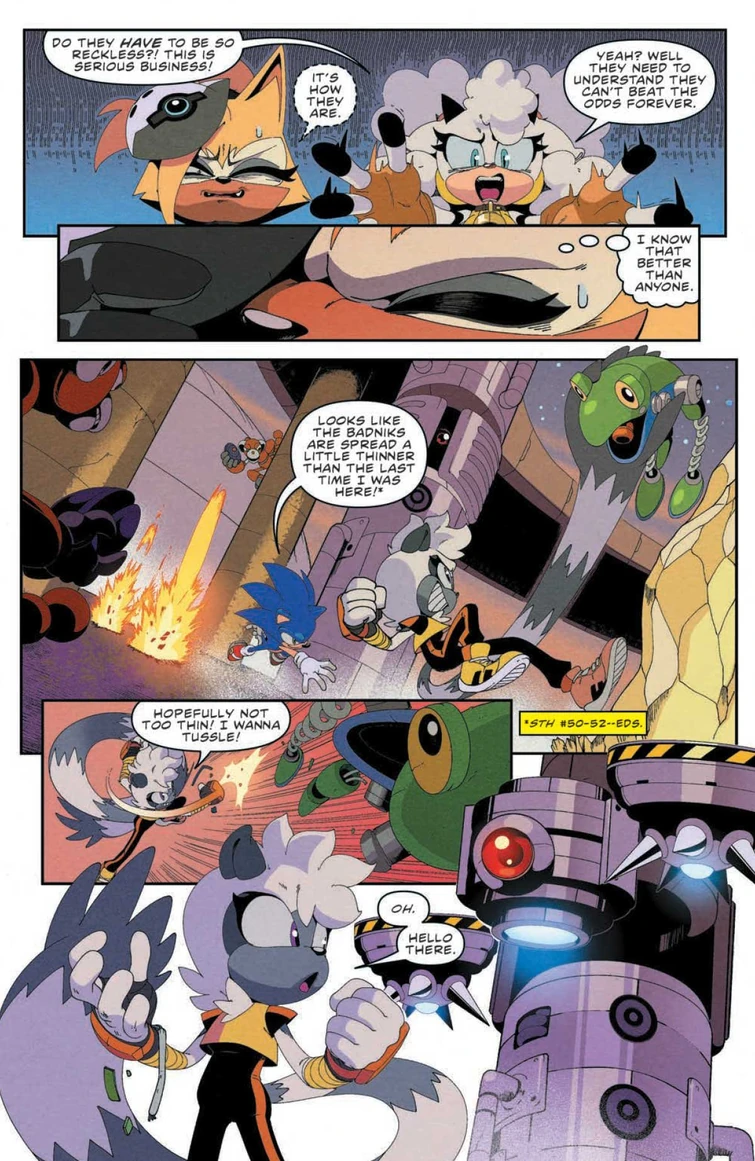 Sonic issue #57 preview pages: Not cool, Tangle. | Fandom