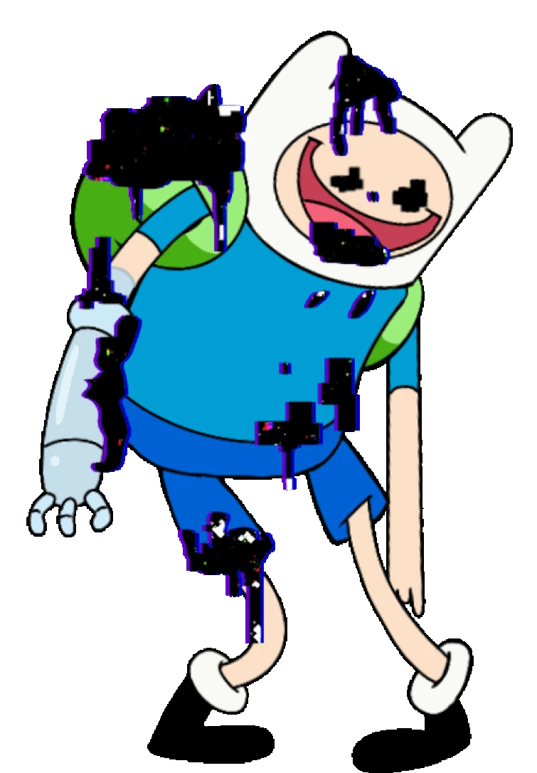 Mid Pibby Finn over Pibby Apocalypse Finn | Fandom
