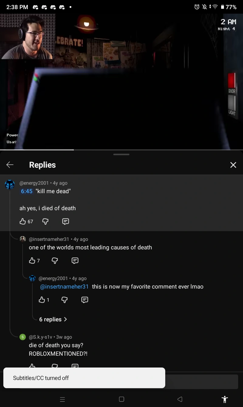 an actual comment from a Markiplier video | Fandom