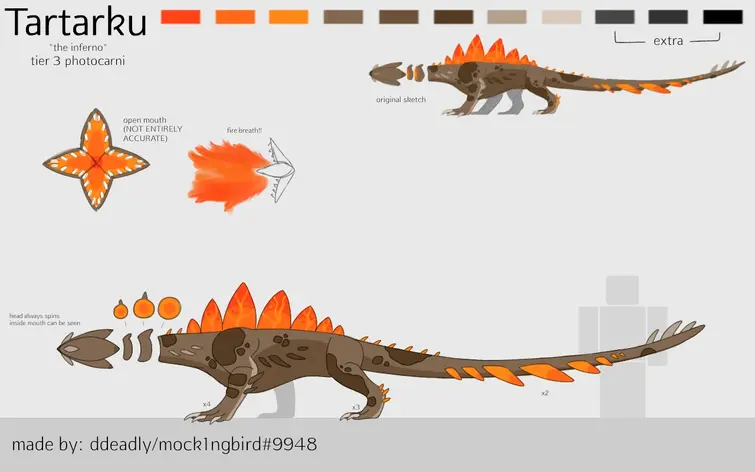 "fire death lizard critter" "ok" ( creature concept ) | Fandom