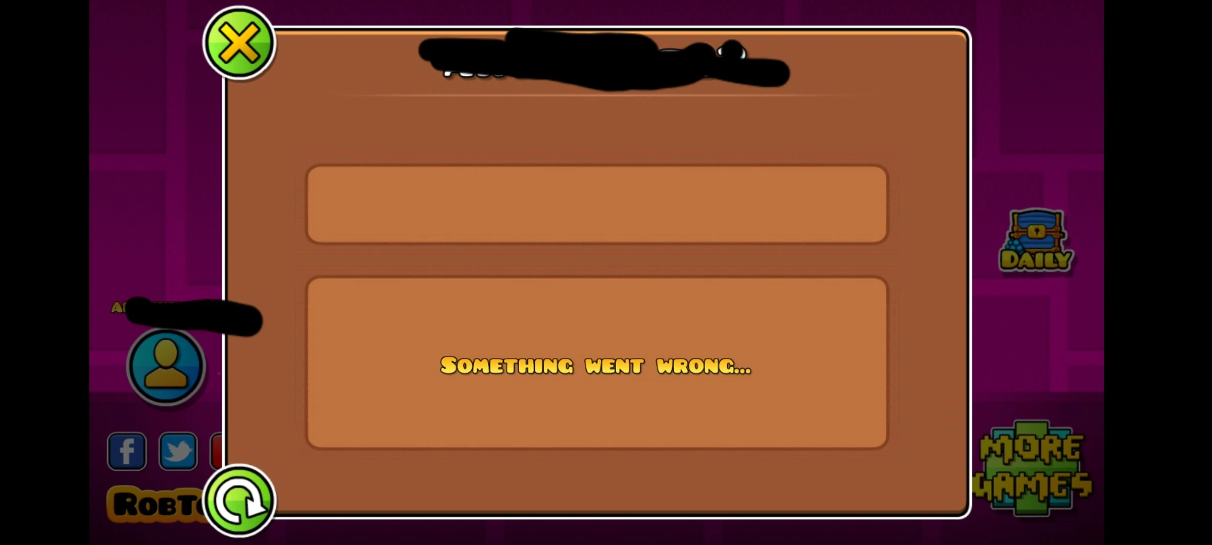 Что делать если на аккаунте пишет something went wrong? | Fandom