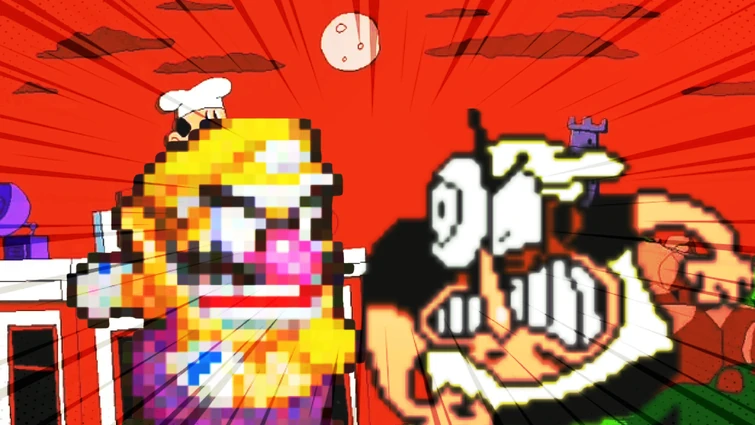 Wario vs Peppino Sprite Art | Fandom