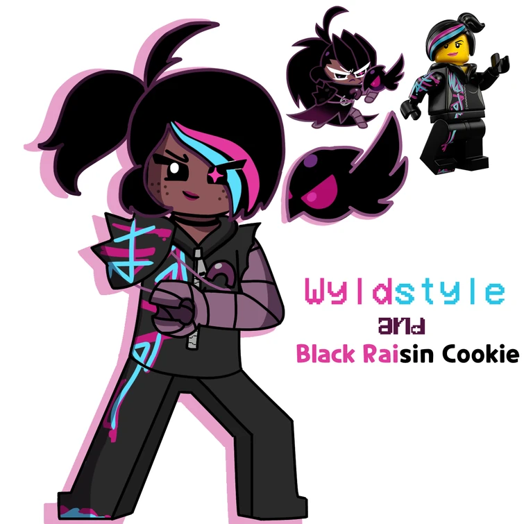 Wyldstyle and Black Raisin Cookie fusion (Contest entry) | Fandom