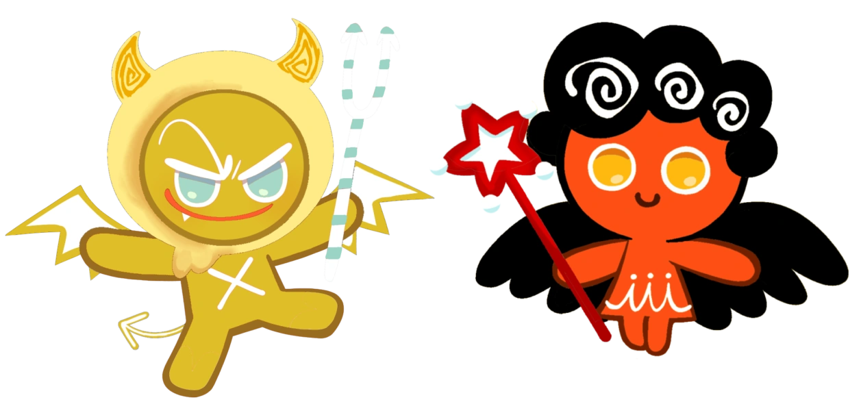 angel & devil cookie color swap | Fandom