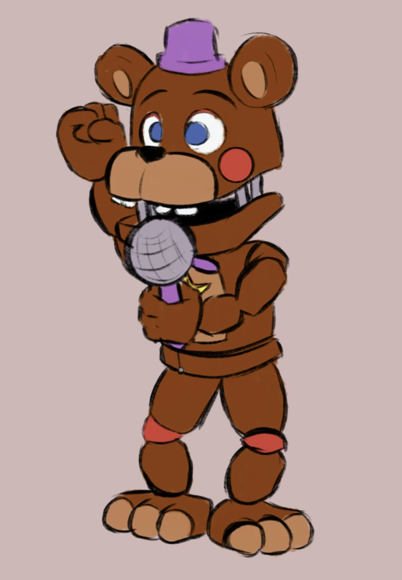 Rockstar Freddy in Fnaf World | Fandom